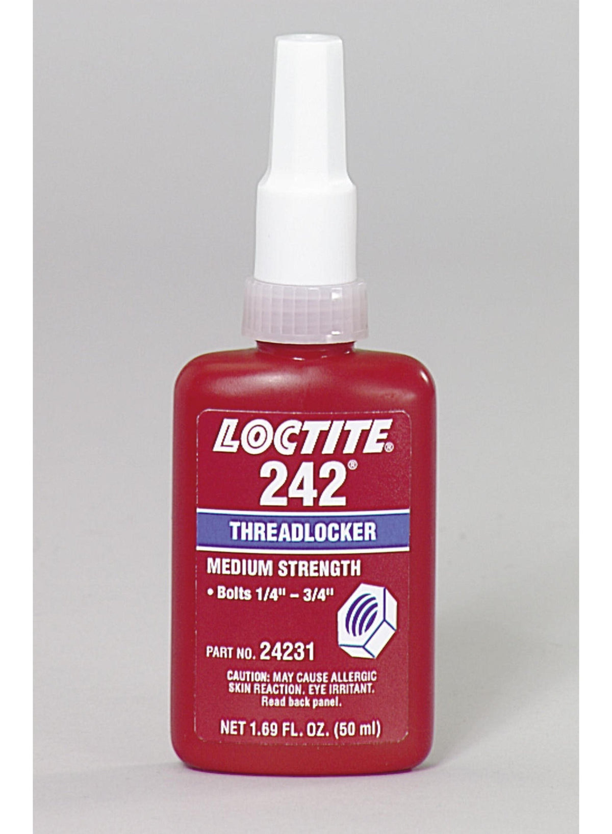Loctite 242 Medium Strength 50 ml Threadlocking Adhesive — Supplify